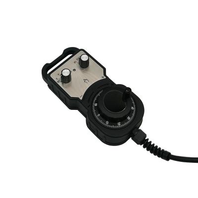 China Portable 4 Axis CNC Fanuc System Electronic Handwheel MPG 100PPR Manual Pulse Generator for Drilling and Milling Center Machine for sale