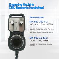 China Portable 4 Axis CNC Fanuc System Electronic Handwheel MPG 100PPR Manual Pulse Generator for Drilling and Milling Center Machine for sale