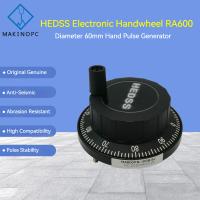 China Original REP Manual Handheld CNC Machine Pulse Generator Handwheel Accessories 60mm 5V-100PPR 6 Terminals AB Signal Output RA600 for sale
