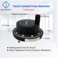 China Original REP Manual Handheld CNC Machine Pulse Generator Handwheel Accessories 60mm 5V-100PPR 6 Terminals AB Signal Output RA600 for sale