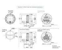 China 60mm Diameter Original Inner Micronics UFO-0025-2H Hand Pulse Generator Electronic Hand Wheel UFO-M2-01-2D-B for sale