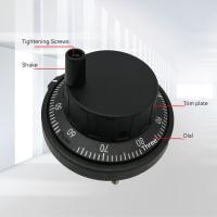 China 80mm Diameter CNC Handwheel 24V 100PPR Manual Pulse Generator MPG Pendant for Fanuc  Mitsubishi Fagor GSK Systems for sale