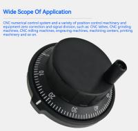 China 80mm Diameter CNC Handwheel 24V 100PPR Manual Pulse Generator MPG Pendant for Fanuc  Mitsubishi Fagor GSK Systems for sale
