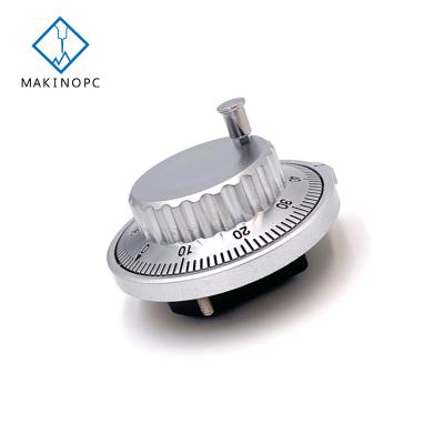 China MJ800 Metal Panel Handy Manual Pulse Generator 80mm Handwheel 25/100PPR 24V Handheld MPG for CNC Machine Tools for sale