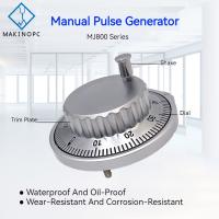 China MJ800 Metal Panel Handy Manual Pulse Generator 80mm Handwheel 25/100PPR 24V Handheld MPG for CNC Machine Tools for sale