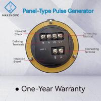 China MJ800 Metal Panel Handy Manual Pulse Generator 80mm Handwheel 25/100PPR 24V Handheld MPG for CNC Machine Tools for sale