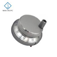 China MK600 CNC Router Handwheel Manual Pulse Generator Stainless Steel Solid Tosoku MPG 60mm 5V 100PPR for sale