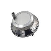 China Panel Type Stainless Steel Solid Manual Pulse Generator MPG Pendant Handwheel 80mm 25/100PPR for Fanuc Mitsubishi CNC Systems for sale