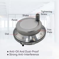 China Panel Type Stainless Steel Solid Manual Pulse Generator MPG Pendant Handwheel 80mm 25/100PPR for Fanuc Mitsubishi CNC Systems for sale