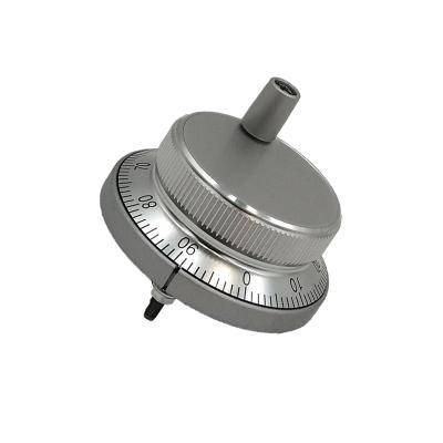 China Panel Type Manual Pulse Generator MK600 CNC Handwheel MPG Hand Pulsing 5V 25-100PPR 60mm Diameter for CNC Machining System for sale