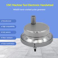 China Panel Type Manual Pulse Generator MK600 CNC Handwheel MPG Hand Pulsing 5V 25-100PPR 60mm Diameter for CNC Machining System for sale