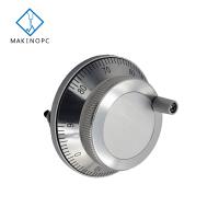 China MK800 CNC Rotary Manual Pulse Generator Handwheel 100PPR MPG 24V 80mm Diameter for CNC Milling Machine for sale