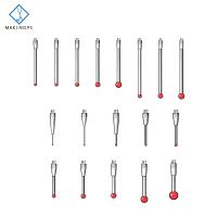 China Renishaw M4 3 mm Ruby Ball Stylus Tungsten Carbide Ceramic Stem Ruby Ball Straight Styli for Most Applications for sale