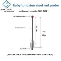 China Makinopc CNC Machine Tool Probe Head with M4 Thread New Condition Domestic Steel 3D Ruby Core Engine Component 3 Months Warranty for sale