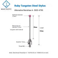 China Renishaw Probe Stylus Replacement A-5003-4799 M4 Ruby Measuring 4mm Ball Tungsten Steel 50mm Length CMM Kit 0.5kg 3 Months for sale
