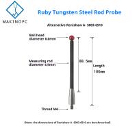 China Renishaw A-5003-6510 M4 Tungsten Steel 3D Probe Stylus 6.0mm 100mm Carbon Fiber Ruby Ball Head CNC Lathe Milling Machines 1 Year for sale