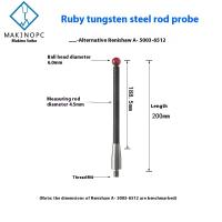 China Renishaw A-5003-6512 Three-Coordinate Stylus 6.0 200mm Long Carbon Fiber for Milling Machine M4 Tooth Ruby 0.1kg 3 Months for sale