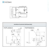 China DC5-24V LED Indicator Magnetic Reed Switch Sensor IP65 Protection Rating NPN Type Sensor for Industrial Automation Equipment for sale