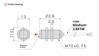 China DC5-24V 15mA CNC Machine Tool Near Iron Sensor Magnetic Switch Inductor Proximity Detection Probe Imported From Japan ZPSF011 for sale
