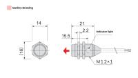 China Original Magnetic Sensitive Proximity Near Iron Sensor with Indicator Light for CNC Machine Tool Magnetic Detection ZPSF012 for sale