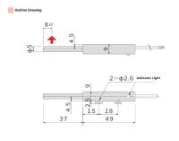 China Heat-resistant ABS Resin SUS304 Near Iron Proximity Sensor with 3 Wires for Magnetic Detecting on Automatic Production Lines for sale