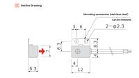 China Heat-resistant ABS Resin SUS304 Near Iron Proximity Sensor with 3 Wires for Magnetic Detecting on Automatic Production Lines for sale