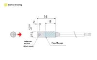 China SUS303 High-precision Displacement Measuring Linear Sensor with 3-core Wire for Intelligent Automated Production Equipment for sale