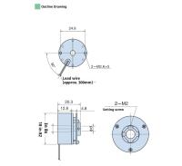China Easy Installation DC 24v Compact Miniature Electromagnetic Sensor Switch Brake Automation Actuators for Motor ZMB2 for sale