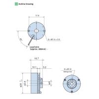 China Makinopc 24v Rated Voltage Miniature Type Electromagnetic Clutch Brake Unit 1w Power Consumption ZMB20 for sale