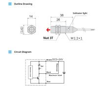 China Factory Direct Supply Glass Fiber Reinforced Resin Housing Magnetic Proximity Sensor Switch 24v 12mA ZPS023 for sale
