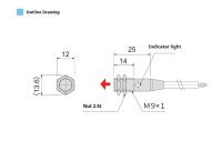 China ZPSM024 High Performance Industrial Magnetic Limit Reed Proximity Sensor Switch with NPN Normally Open Output for sale