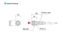 China 12mA Low-drift Current Measurements Accurate Magnetic Proximity Sensors Inductive Switches for Control System CNC Machine for sale