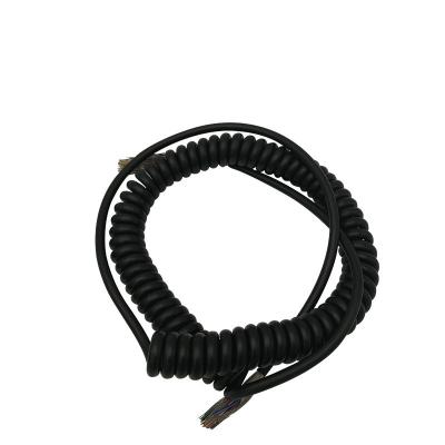 China Electronic Handwheel Special Line Spring Wire Slingshot Spiral Wire CNC Machine Tool Cable 16 Core 19 Core 25 Core for MPG for sale