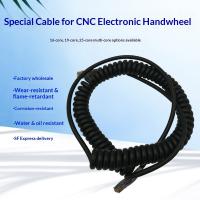China Electronic Handwheel Special Line Spring Wire Slingshot Spiral Wire CNC Machine Tool Cable 16 Core 19 Core 25 Core for MPG for sale