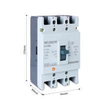 China Industrial Grade 3 Phase 380v AC Circuit Breaker 100A MCCB Breaker 2P 3P 4P for sale