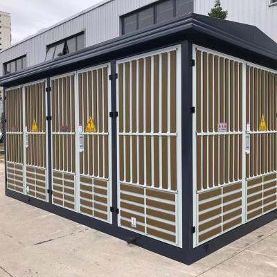 China 10KV 35KV Outdoor Rain Protection Box Type Substation 500kva 630kva 800kva 1250kva for sale