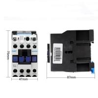 China Air Conditioning Contactor AC220V 380V 480V 660V Ac Coil Contactor DIN Rail Mounting for sale