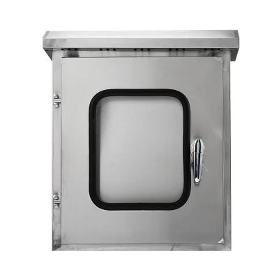 China Rainwater Proof Stainless Steel Distribution Box Low Voltage Control Box Wall Mount for sale