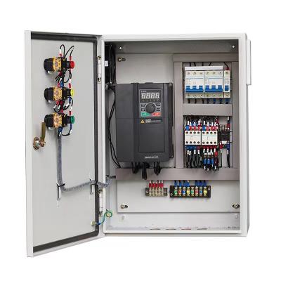 China Factory Supply 0.75KW~18.5KW Constant Pressure Water Supply Control Box VFD Variable Frequency Control Cabinet Distribution Box for sale