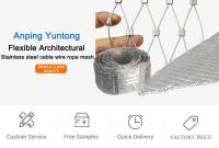 China Ferrule 2.0 Mm Balustrade Cable Mesh 70*70 Mm Hole for sale