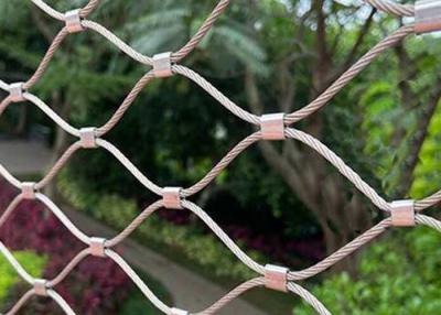 China 7x7 1.5mm Flexible Stainless Steel Cable Netting Balustrade Fencing Handrail Infill for sale