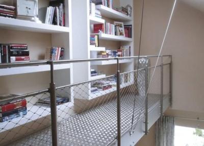 China Balcony Or Stair Architectural Wire Mesh To Prevent Children Falling for sale