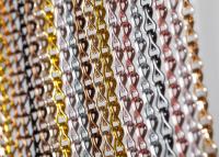 China Decorative Exhibition Hall Chain Link Fly Screen 90x210cm for sale