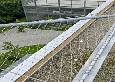 China Balustrade Or Railing Stainless Steel Rope Mesh Netting With Ferrule for sale