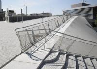 China Public Square Balustrade Cable Mesh SUS 316 1.2 Mm for sale