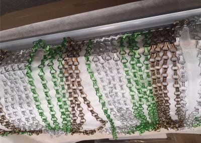 China Aluminum Chain Link Curtains Fly Screens For Architects And Interior Designers for sale