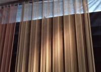 China 1.2mm 6*6 Mm Hole Metal Mesh Drapery Anodic Oxidation for sale