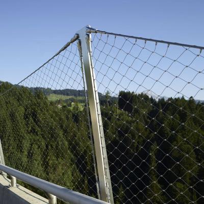 China Custom 316 Grade Wire Rope Mesh 60 Eye Size Stainless Steel Systems for sale
