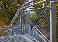 China Stairway Railing Stainless Steel Cable Netting Ferrule Type for sale