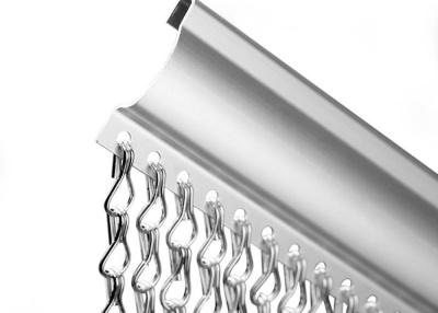 China Door Decorative Chain Link Curtain Aluminum Insect & Fly Screen 1.9 Mm Wire for sale